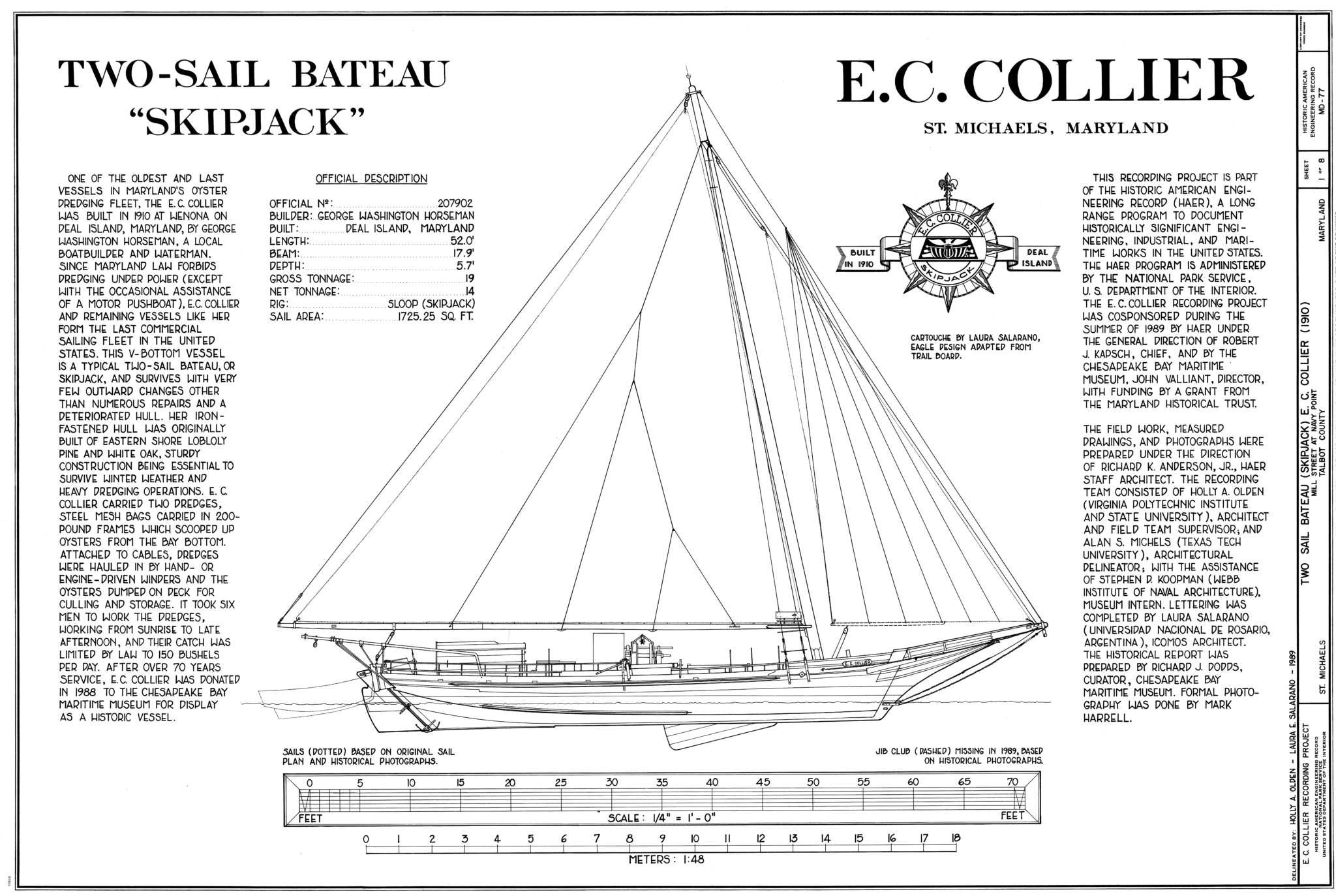 Skipjack E.C. Collier – The Model Shipwright