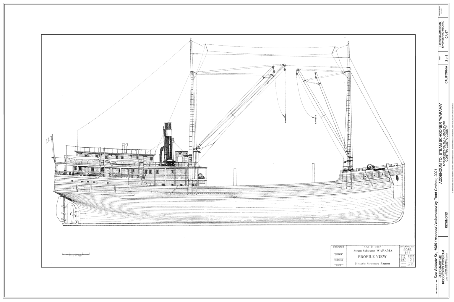 Steam Schooner Wapama – The Model Shipwright